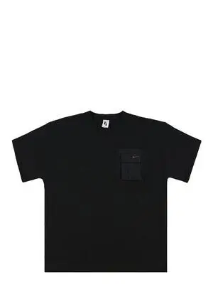 Nike X Travis Scott Cactus Jack Embroidered Logo Pocket T-shirt - Black