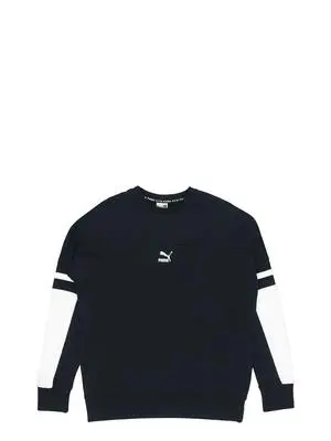 PUMA PUMA Round Neck Long Sleeve Casual Sports Sweatshirt Black