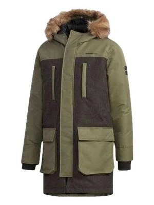 Adidas Hooded Down Parka - Khakibrown