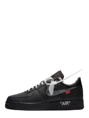 Nike X Off-white Air Force 1 Low '07 'moma' Sneakers - Black