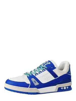 LOUIS VUITTON Trainer Sneakers - White/blue