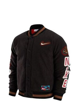Nike Rabbit Cny" Basketball Jacket - Black/red
