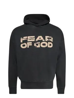 Fear Of God Graphic Hoodie - Black