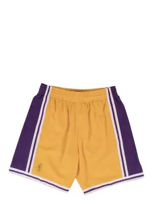 Mitchell & Ness X Nba Los Angeles Lakers 1996-97 Road Swingman Shorts - Yellow/purple