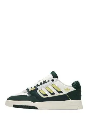 Adidas Drop Step Low 2.0 Sneakers - White/college Green/yellow Gold
