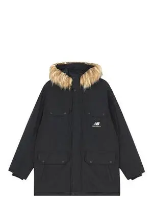 NEW BALANCE Down Parka - Blue/brown