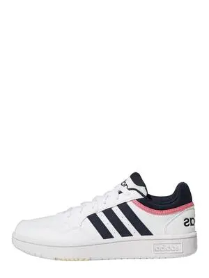 Adidas Hoops 3.0 Low Top Sneakers - White/black