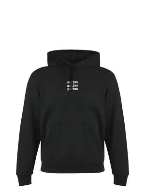 Adidas Neo Sports Printing Logo Hoodie - Black