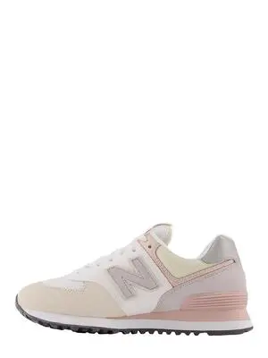 NEW BALANCE 574 Sneakers - Cream/white/pink