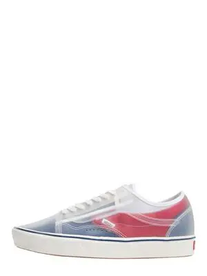 VANS Comfycush Slip-skool Sneakers - Red/blue