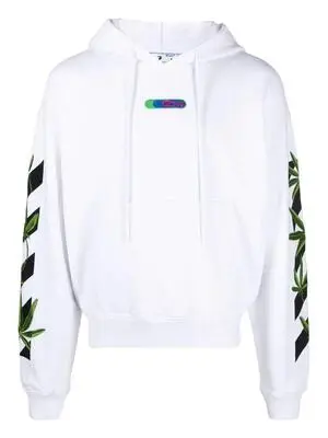 Off-White Logo Printing Solid Color Long Sleeves White - Multi-color