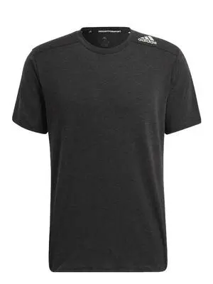 Adidas Sports Gym Round Neck Short Sleeve T-shirt - Black