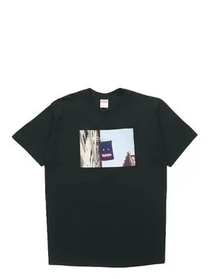 Supreme Week 1 Banner Tee Short Sleeve - Black