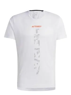 Adidas Agravic Trail Running Tee - White