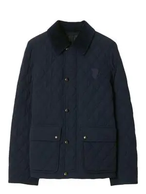 Burberry Quilted Jacket - Navy Blue