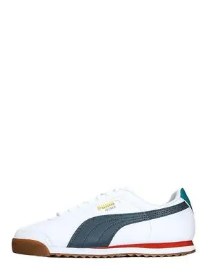 PUMA Roma Basic Plus Sneakers - White/blue/red