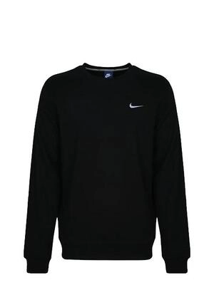 Nike Club French Terry Pullover - Black