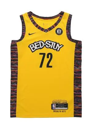 Nike Brooklyn Nets Nba Swingman Basketball Jersey - Yellow