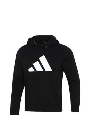Adidas Pullover Hoodie With Large Logo - Default Color