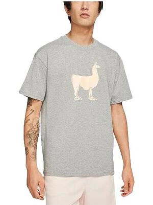 Nike Skateboard Loose Knit Short Sleeve - Grey