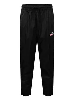 Nike Windrunner Elastic Drawstring Sports Long Pants - Black