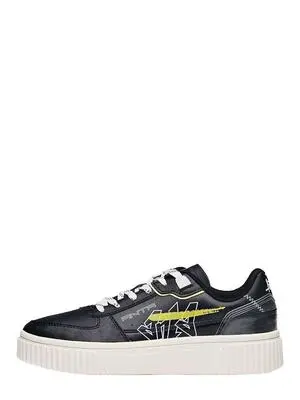 ANTA Graphic Sneakers - Black/yellow/white