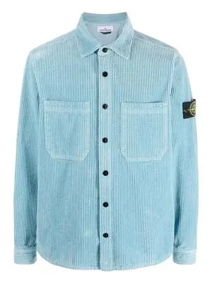 Stone Island Stone Island Corduroy Overshirt 'blue' Blue