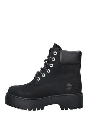 Timberland Inch Waterproof Lace-up Lug Sole Boots - Black