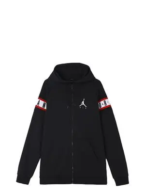 JORDAN Air Sports Zip-up Hooded Jacket - Black
