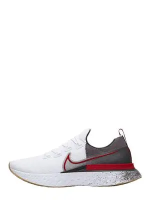 Nike React Infinity Run Flyknit - White/university Red-black