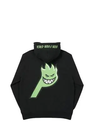 PALACE Spitfire Live To Bun Hooded Sweatshirt - Black