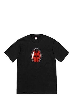 Supreme Ss18 Ladybug Tee Printing Short Sleeve - Black