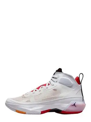 JORDAN Air 37 "hare" High Top Sneakers - White/red
