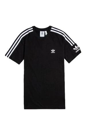 Adidas Originals 3 Bands Logo Printing Short Sleeve - Black