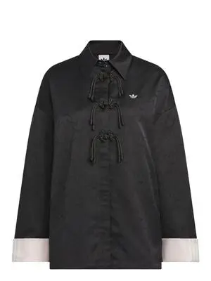 Adidas Adidas Shirt Jacket With Knot Details Black