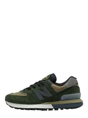 NEW BALANCE X Stone Island 574 Legacy Sneakers - Dark Green/brown