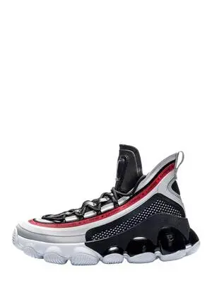 LI-NING Classic Basketball Mid-top Sneakers - Blackred