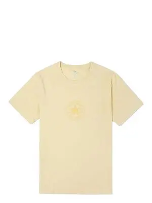 CONVERSE Tonal Chuck Taylor All Star Patch Graphic T-shirt Asia Sizing - Yellow