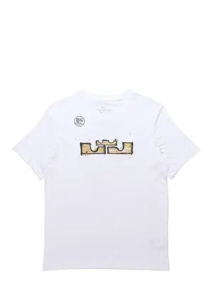 Nike As Nk Dry Lbj Ssnl Logo Tee - White