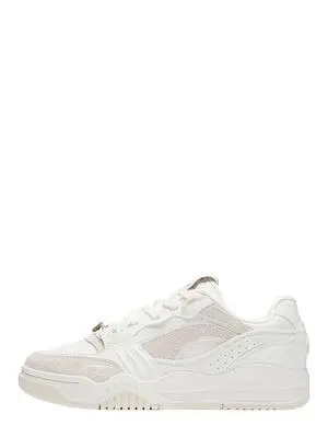LI-NING Moon White Lace-up Sneakers - White/beige