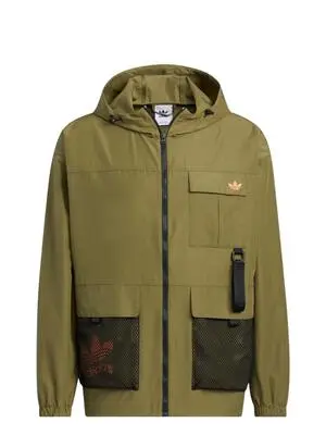 Adidas Originals Logo Print Hooded Jacket - Default Colorway