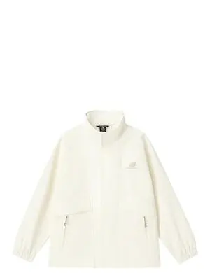 NEW BALANCE Logo Print Sport Jacket - White