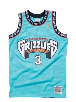Mitchell & Ness Vancouver Grizzlies 1996-97 Basketball Jersey - Blue