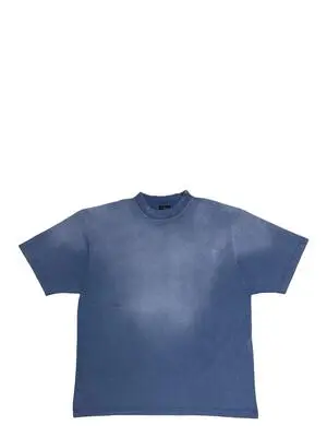 Balenciaga Hand-drawn T-shirt - Blue