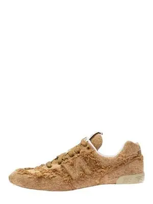 NEW BALANCE 574 X Miu Miu Denim Sneakers - Orange/white