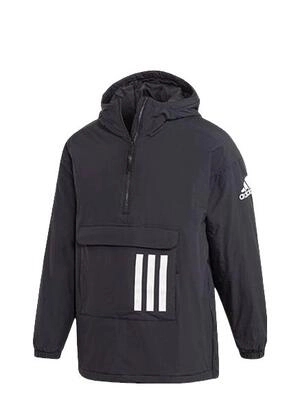 Adidas Padded Hooded Jacket - Black
