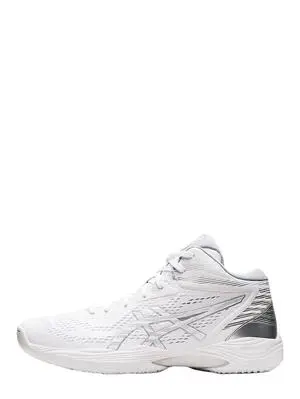 Asics High Top Basketball Sneakers - White/gray