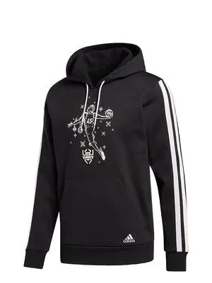 Adidas Adidas Basketball Graphic Hoodie Black