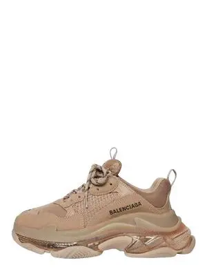 Balenciaga Balenciaga Triple S Sneakers With Clear Sole Brown