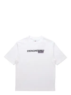 JORDAN 23 Engineered Alphabet Printing Sports Training Short Sleeve T-shirt - White